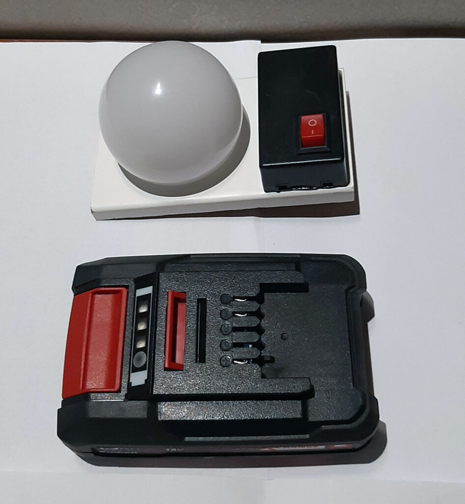 Lampada multifunzione a LED con batteria Einhell - Far da sé ...